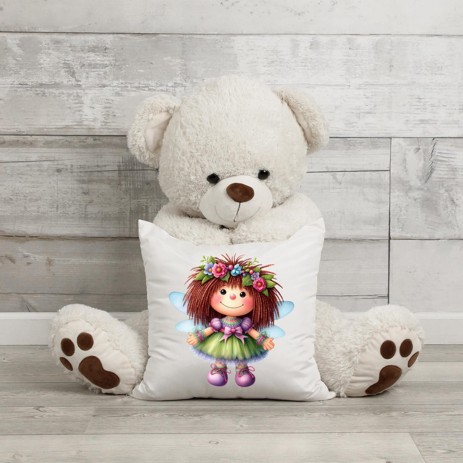 Cute Fairy Rag Doll PNG Clipart | Plush Toy Fairies | Watercolor PNG ...