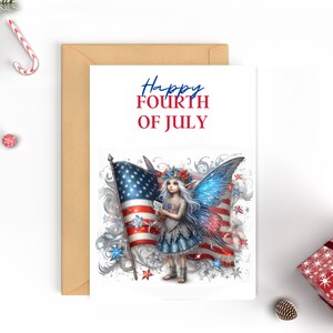 4th July Fairy PNG Clipart Independence Day Fairies Watercolor PNG Red ...