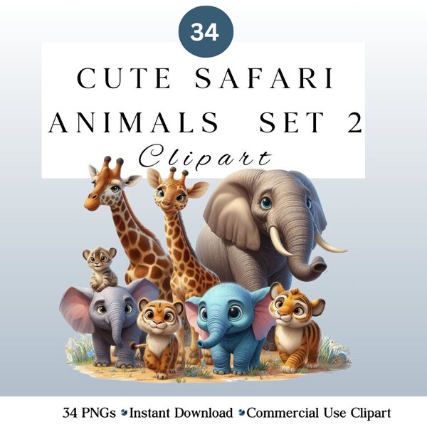 Zoo Clipart - Etsy