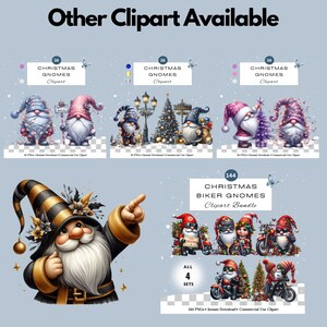Cute New Years Eve Gnome Clipart PNG Bundle | Watercolourparty Gnomes ...