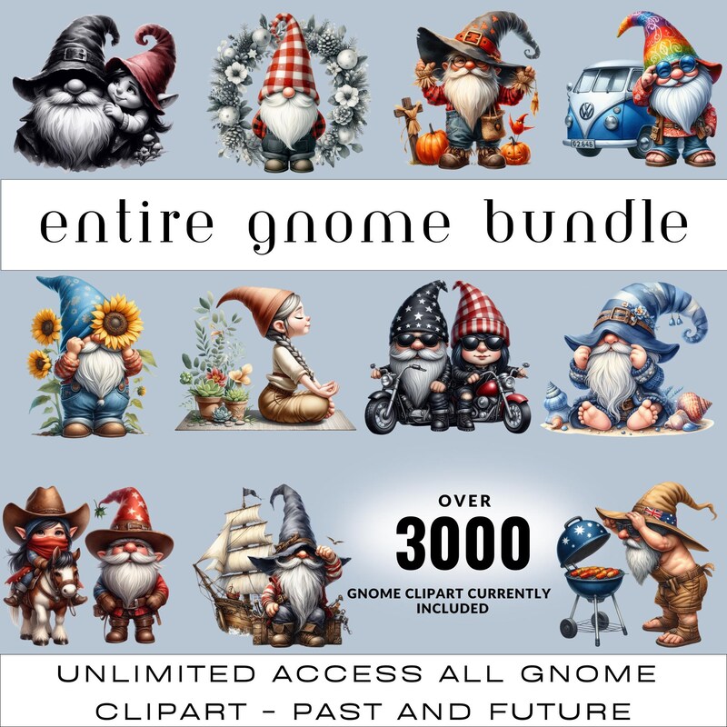 Gnomes Bundle - Etsy