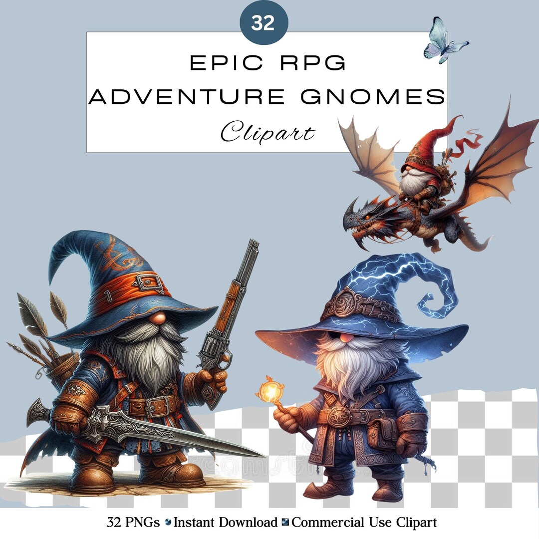 Epic Adventure RPG Gnome PNG Clipart | Fantasy Role Playing Gnomes ...