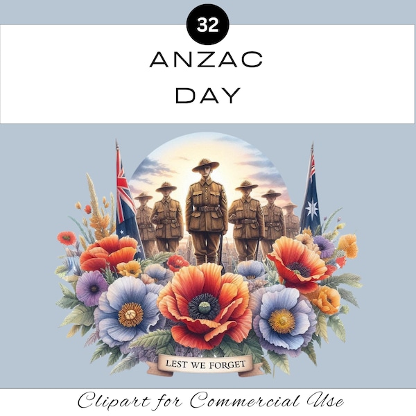 Anzac Day Art - Etsy New Zealand