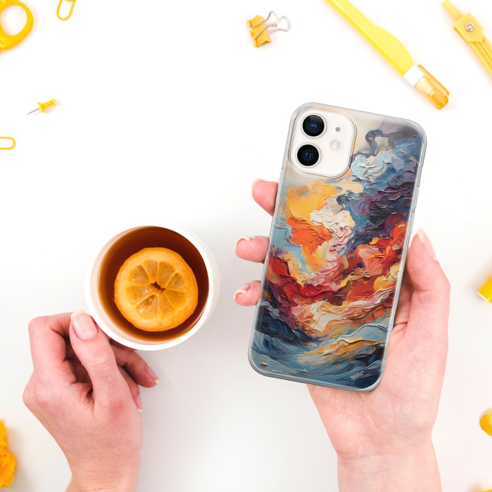 Emotions Pallet Phone Case Feelings Nature Cover for iPhone 15pro 14 13 ...