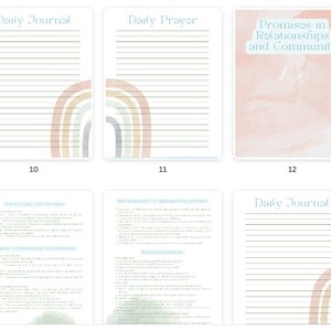 God's Promises Bible Study - Instant Download - Prayer Journal - Women ...