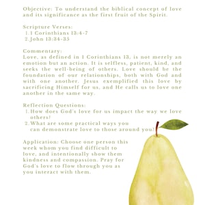Fruits of the Spirit Bible Study - Bible Study Guide - Bible Study ...