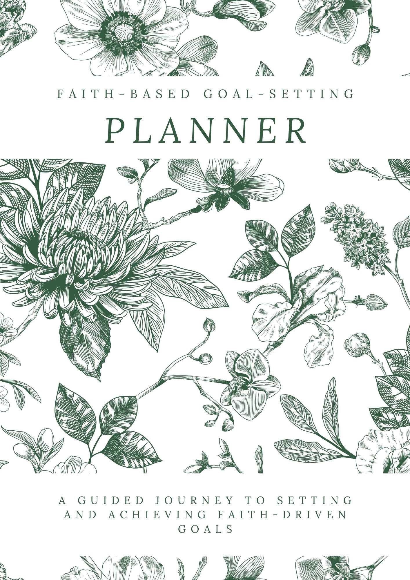 Faith-based Goal-setting Workbook | Christian Planner for Women ...