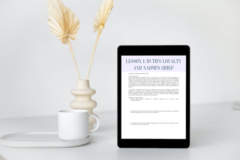 Ruth Bible Study - Bible Study Guide - Bible Study Journal - Printable ...