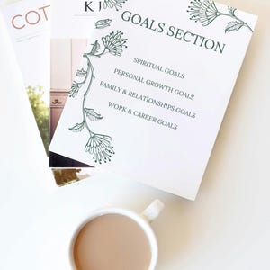 Faith-based Goal-setting Workbook | Christian Planner for Women ...