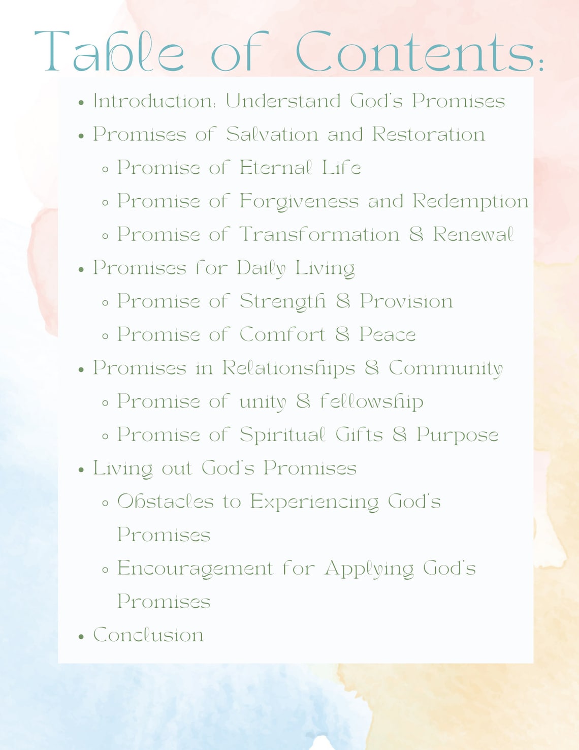 God's Promises Bible Study Instant Download Prayer Journal Women ...
