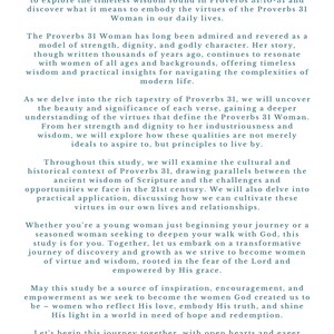 Proverbs 31 Woman Bible Study - Bible Study Guide - Bible Study Journal ...