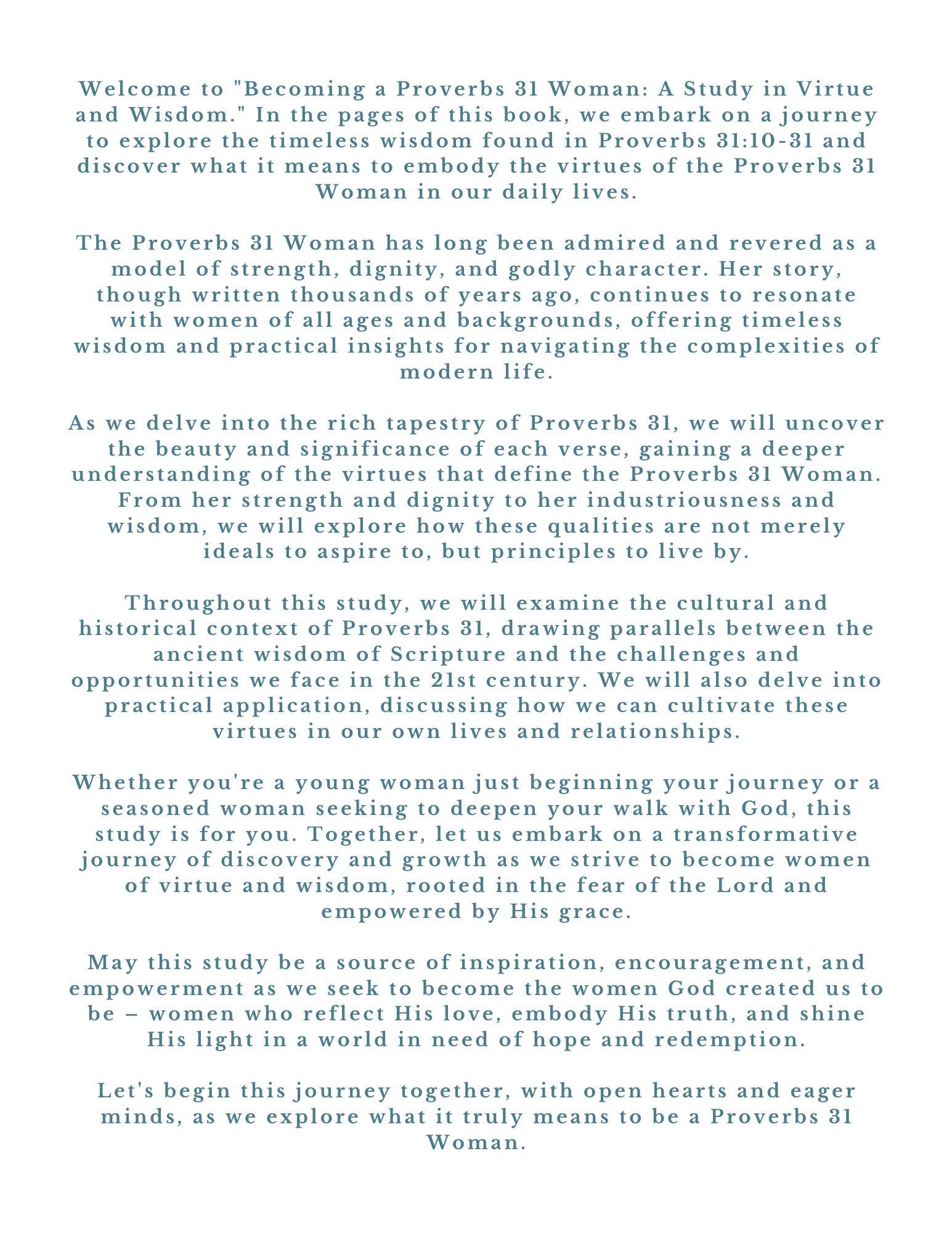 Proverbs 31 Woman Bible Study - Bible Study Guide - Bible Study Journal ...