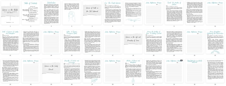 Women in the Bible - Bible Study - Instant Download - Digital Bible ...