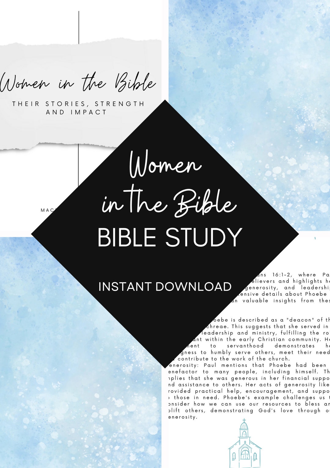 Women in the Bible - Bible Study - Instant Download - Digital Bible ...
