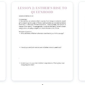 Esther Bible Study - Women's Study - Christian - Bible Journal ...