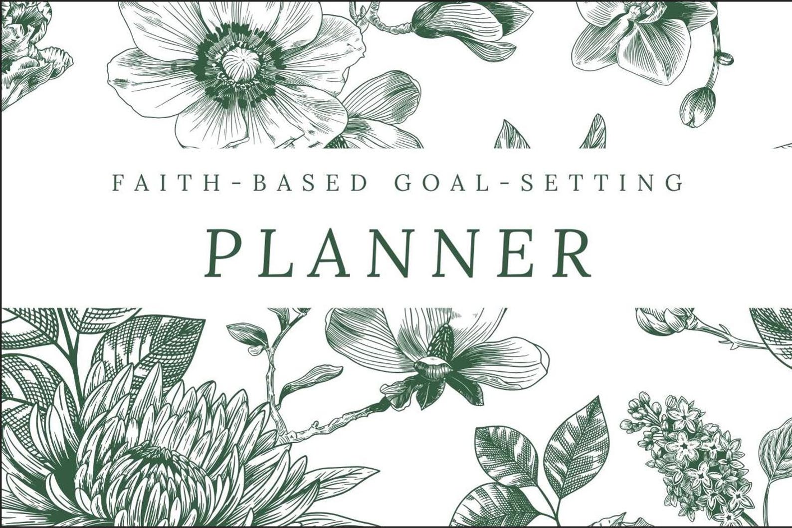 Faith-based Goal-setting Workbook | Christian Planner for Women ...