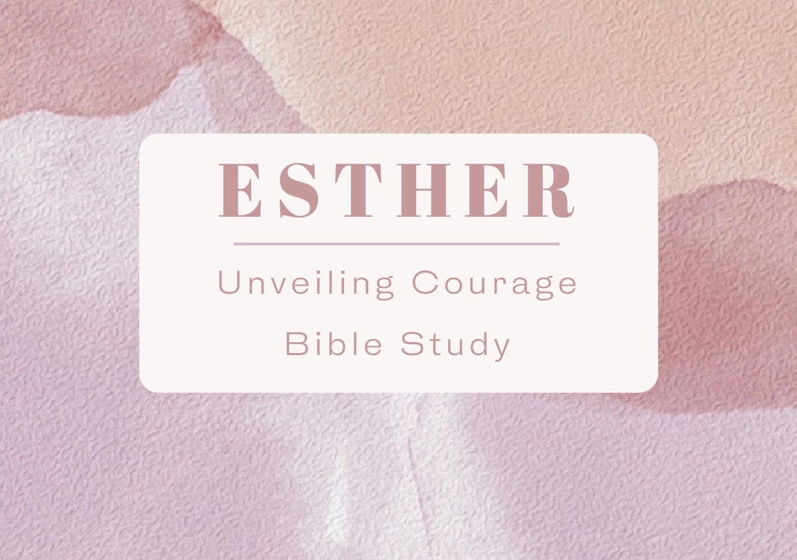 Esther Bible Study - Women's Study - Christian - Bible Journal ...