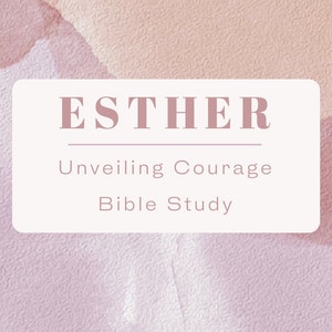 Esther Bible Study - Women's Study - Christian - Bible Journal ...