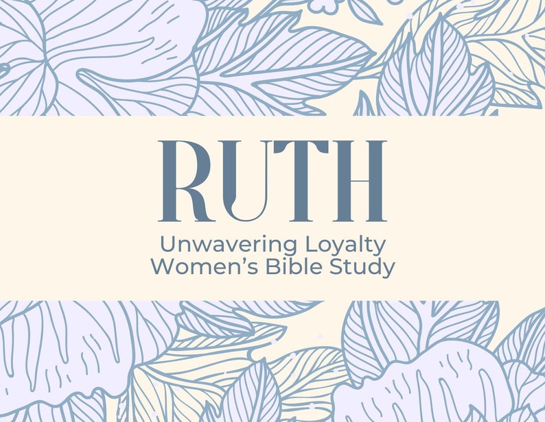 Ruth Bible Study - Bible Study Guide - Bible Study Journal - Printable - Bible Study Worksheets ...