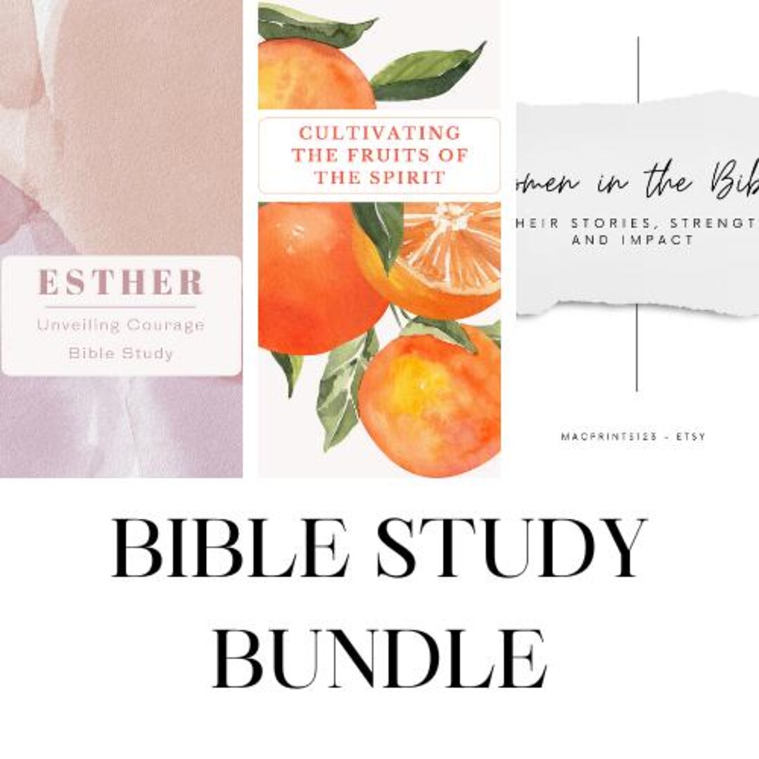 Bible Study Bundle for Women | Christian Devotionals for Quiet Time ...