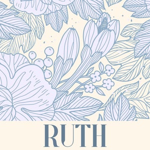Ruth Bible Study - Bible Study Guide - Bible Study Journal - Printable ...