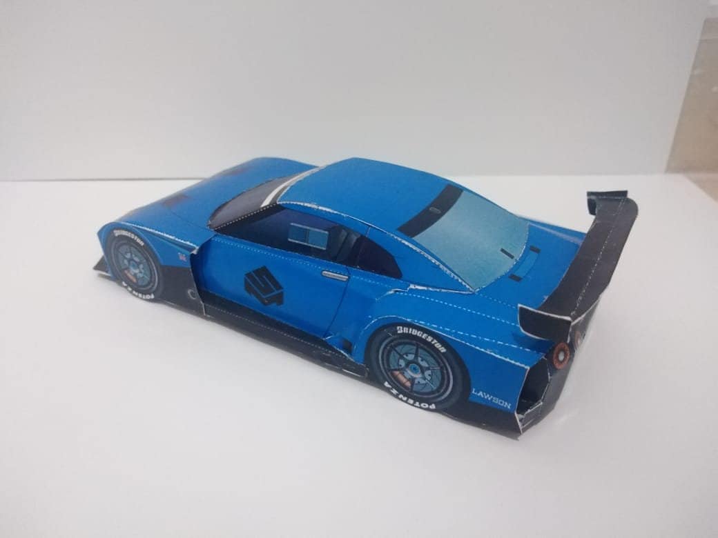 NISSAN GTR Papercraft Carpaper Car3d Papercraftlowpoly - Etsy