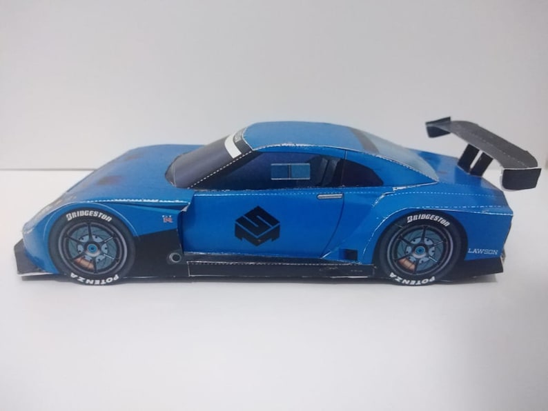 NISSAN GTR Papercraft Carpaper Car3d Papercraftlowpoly - Etsy