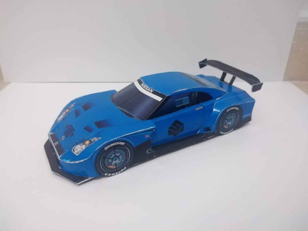 NISSAN GTR Papercraft Carpaper Car3d Papercraftlowpoly - Etsy