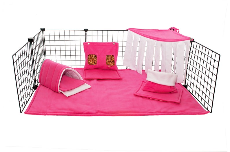 3 Layers Guinea Pig C&C and Ferplast Cage Fleece Liner Full - Etsy