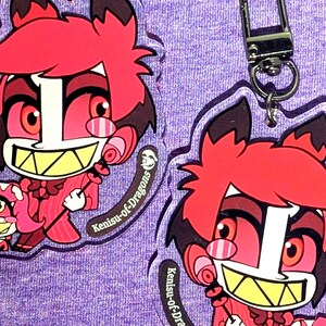 Alastor Keychain Hazbin Hotel Helluverse 3-inch Double-sided Acrylic - Etsy