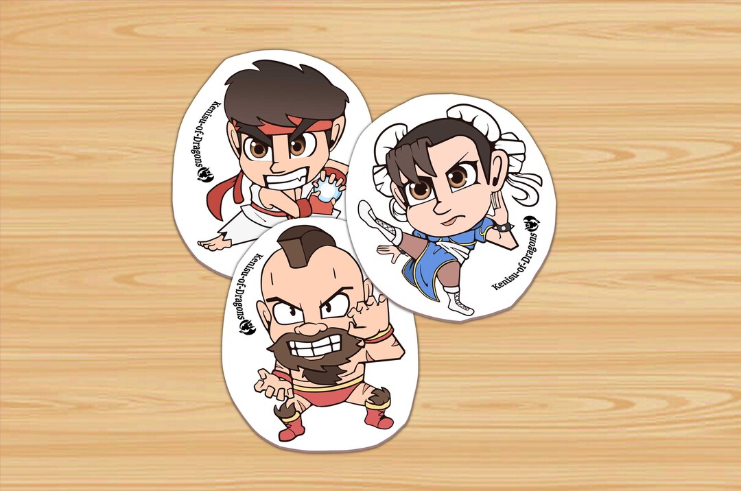 STREET FIGHTER Stickers - Etsy