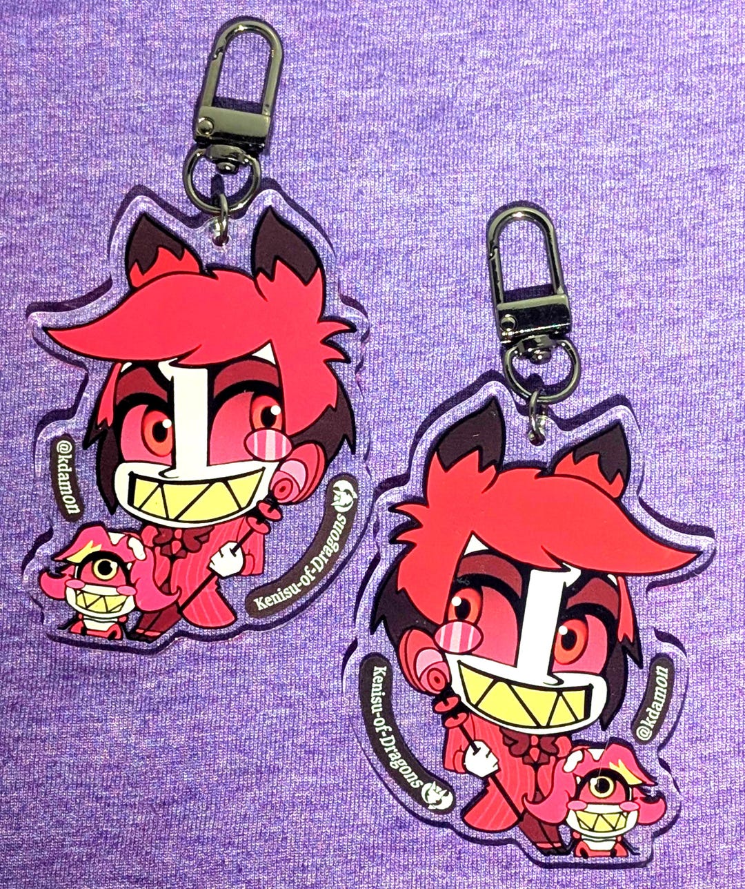 Alastor Keychain -HAZBIN HOTEL - Etsy