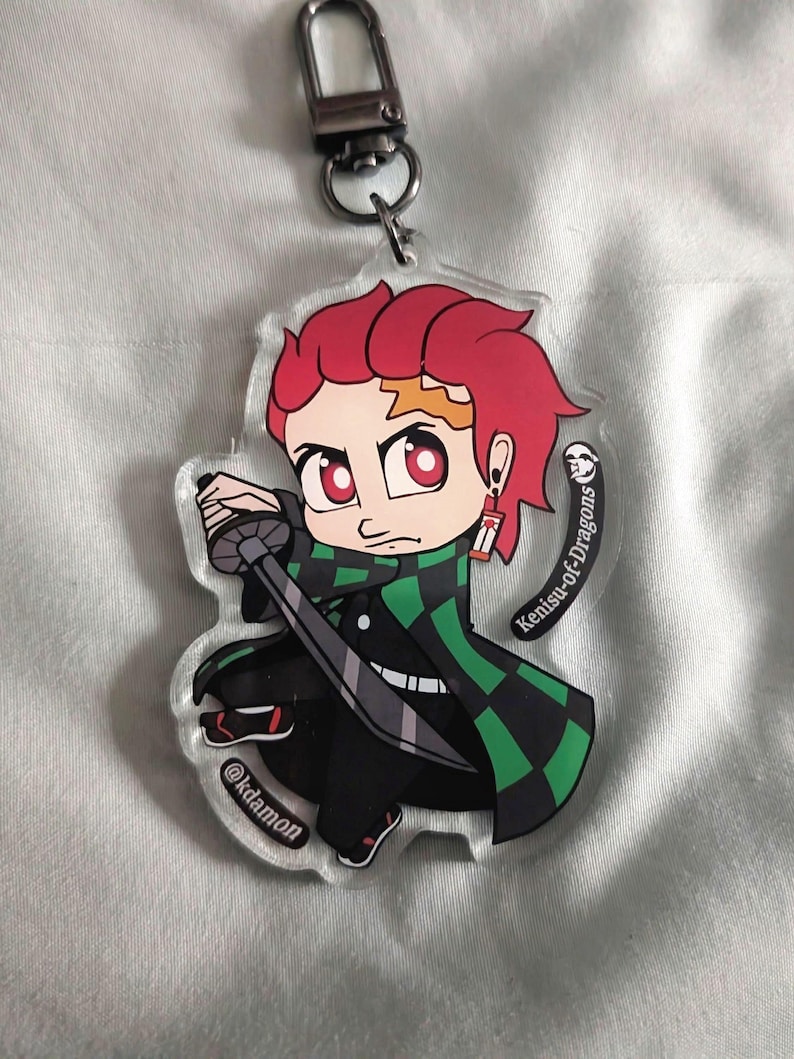 Tanjiro Keychain - DEMON SLAYER - Etsy