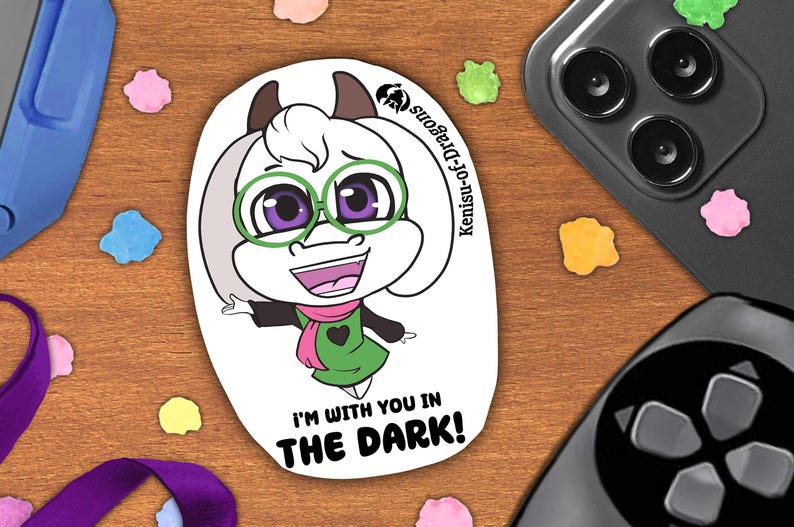 DELTARUNE Stickers- Captions-waterproof-handmade - Etsy