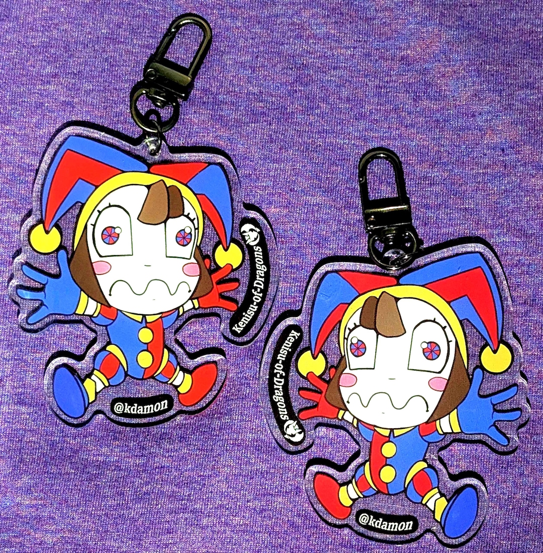 Pomni Keychain -DIGITAL CIRCUS - Etsy