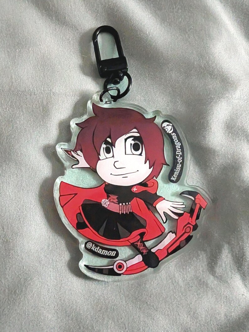 RWBY Keychain + 1 Free Mystery Sticker - Etsy