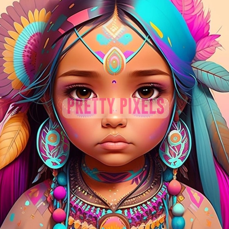 Native American Girl - Etsy