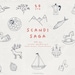 Scandinavian Doodle Line Art: Nordic PNG Elements (digital Download) - Etsy
