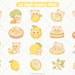 Kawaii Bear Lemon Delights Clipart -20 High-quality Pngs Illustration ...