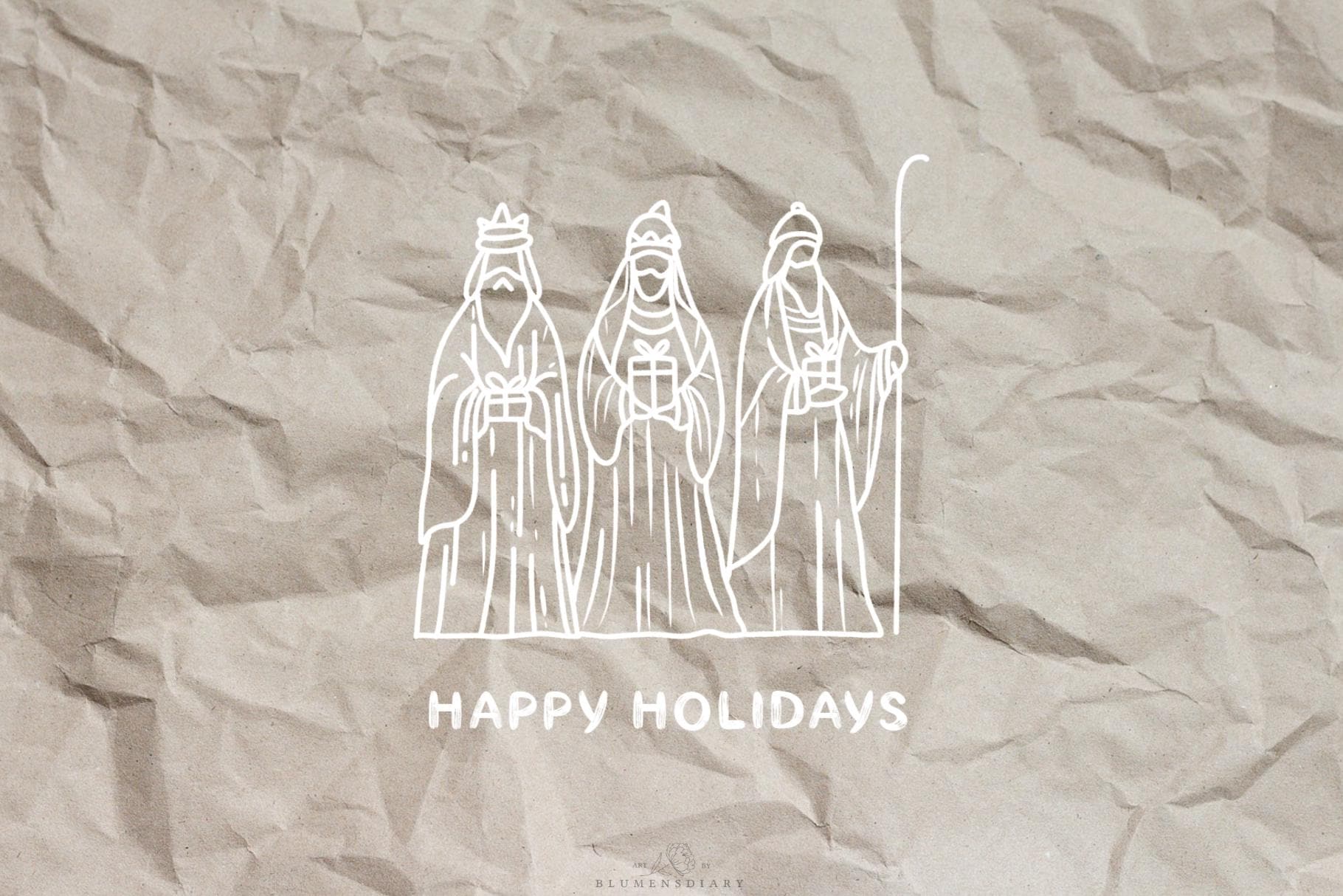 Nativity Scene Clipart: Holy Night Line Art Doodles (PNG, SVG, EPS) - Etsy
