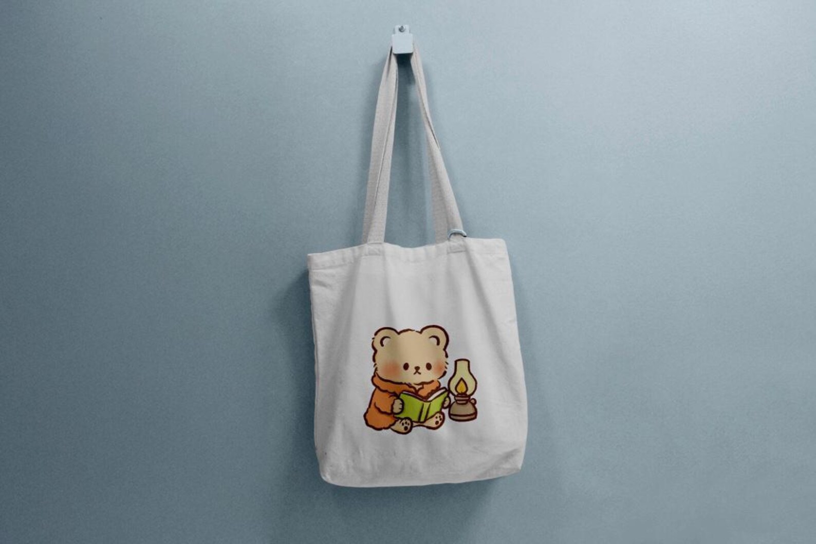Milo the Mochi Bear Cottage Winter Clipart –kawaii+ Cottagecore Winter ...