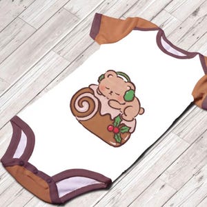 Kawaii Christmas Bear Bakery Clipart: Festive Holiday Desserts (digital ...