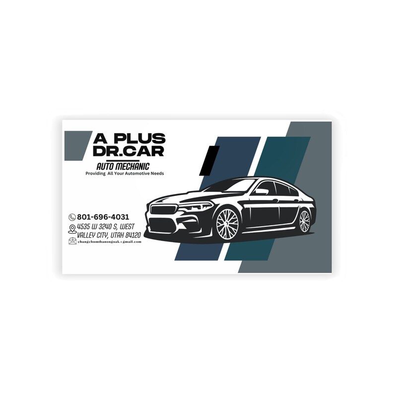 Auto Mechanic Business Cards - Etsy