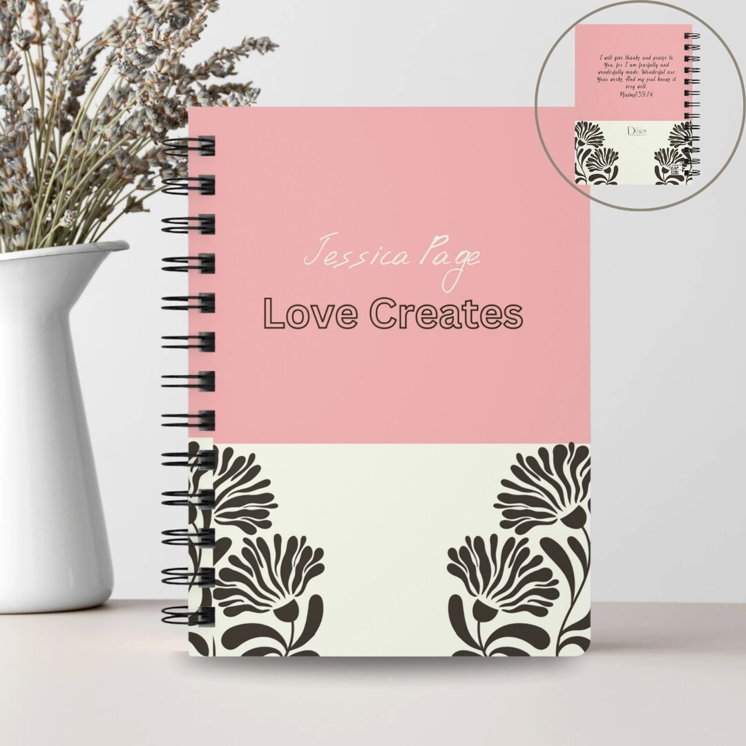 Personalized Spiral Journal, Journal Notebook for Women, Notebooks ...