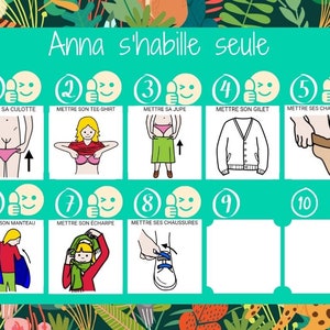 Visual Support Sequence Chart for Children: I Get Dressed Alone - Etsy