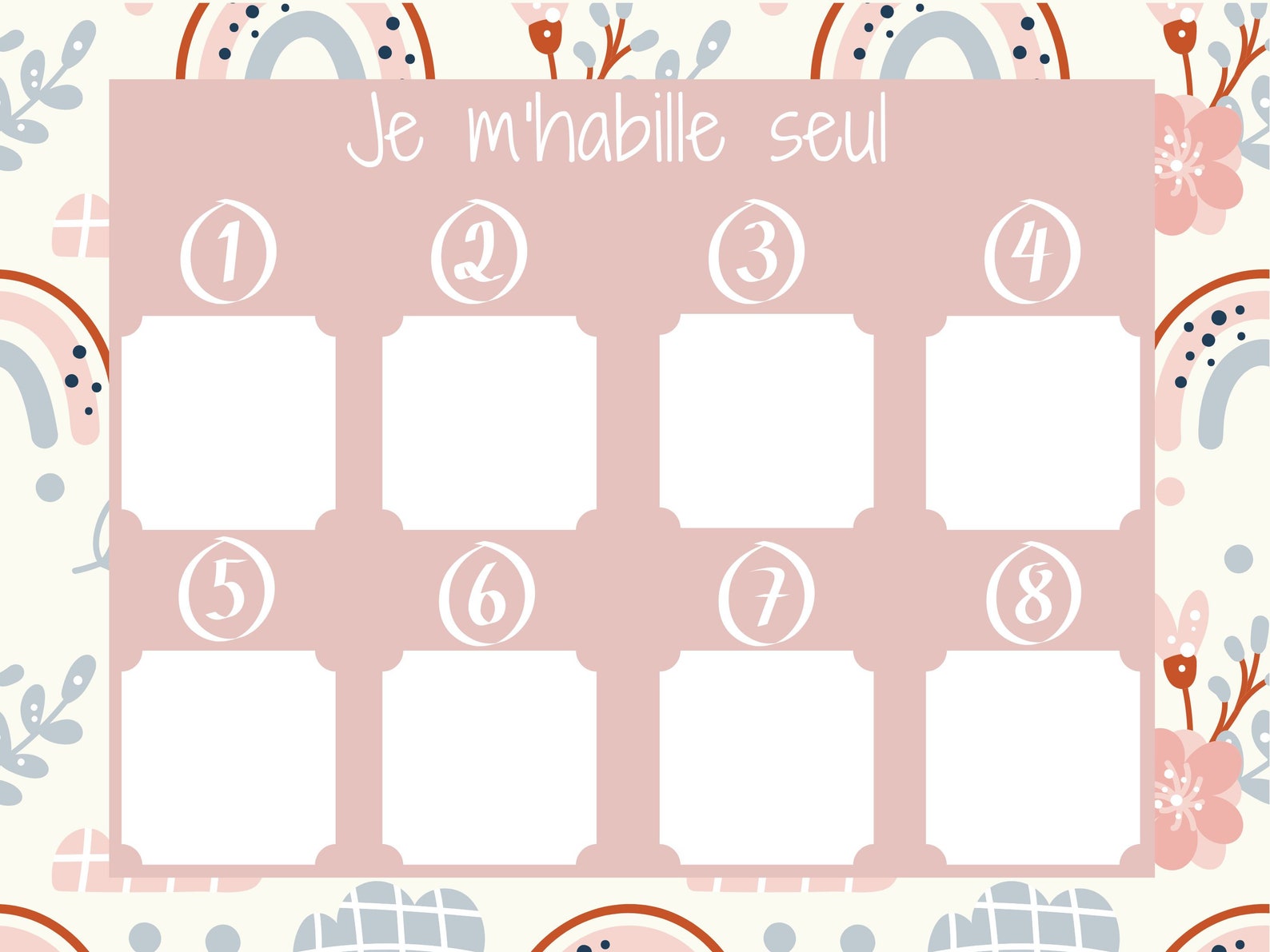 Visual Support Sequence Chart for Children: I Get Dressed Alone - Etsy UK
