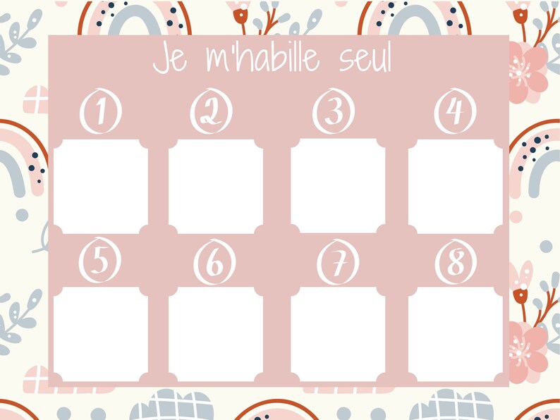 Visual Support Sequence Chart for Children: I Get Dressed Alone - Etsy
