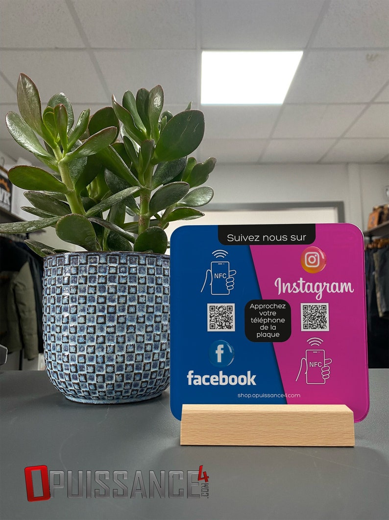 NFC Connected Network Plate Duo - Etsy