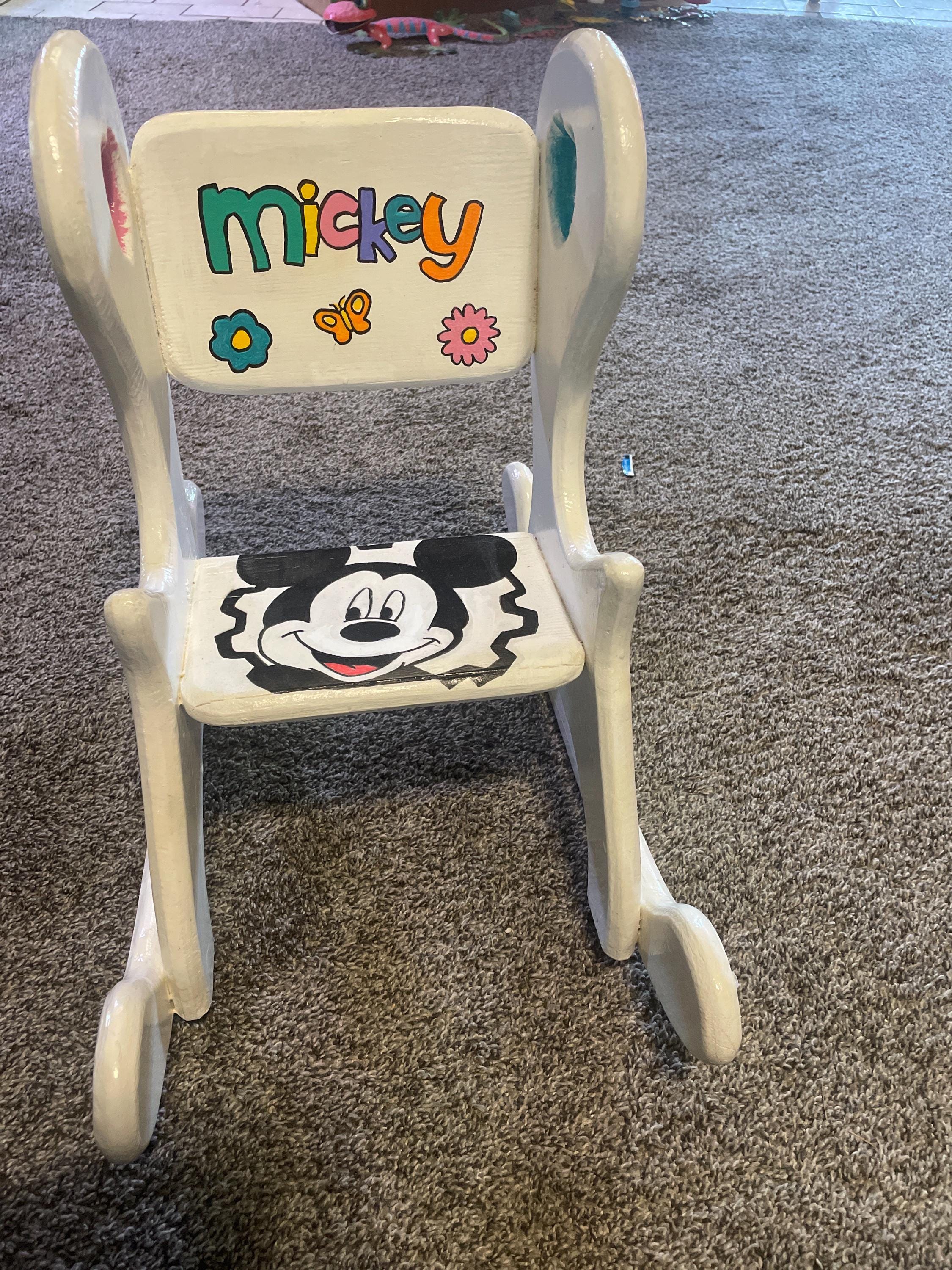 Toddler Mickey Mouse Rocking Chair - Etsy