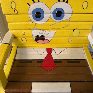 Kids Sponge Bob Rocking Chair - Etsy